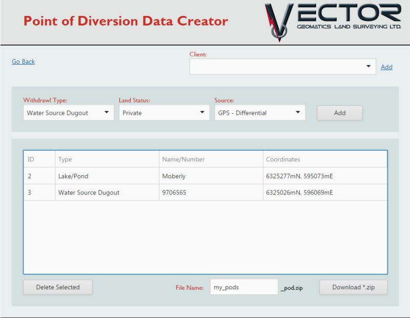 OGC Applications - Vector Geomatics